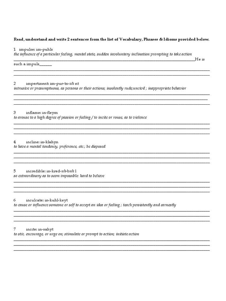 250 Business English Phrases and Idioms - Workbook | PDF ...