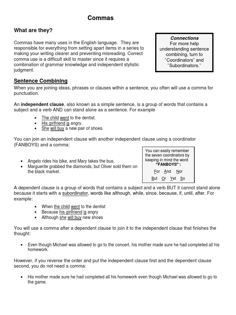 Mastering the Comma: An In-Depth Guide to Understanding and Applying ...