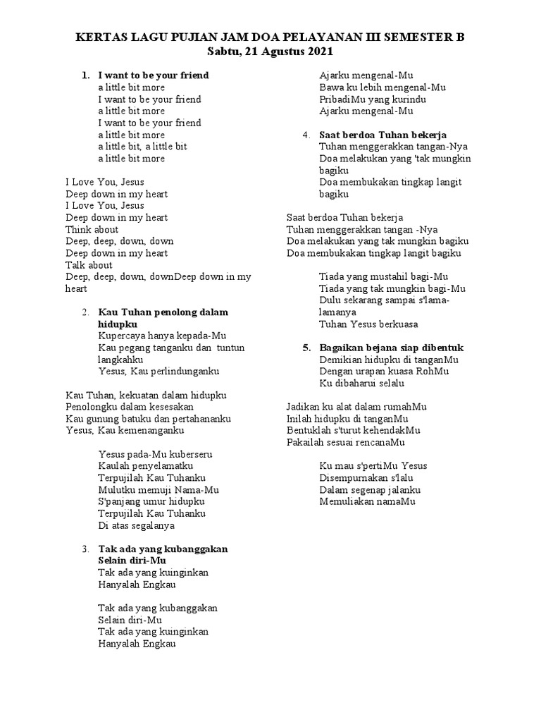PUJIAN DAN DOA | PDF