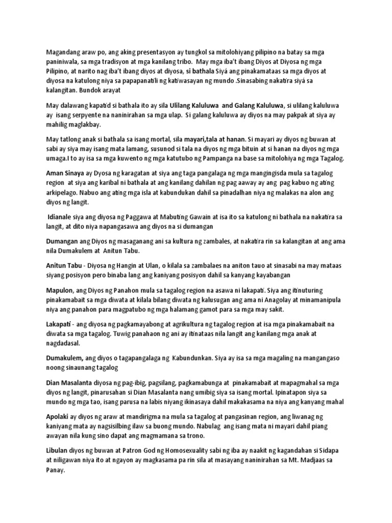 Magandang Araw Po | PDF