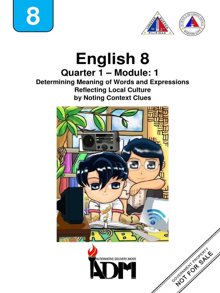 English 8: Quarter 1 - Module: 1 | PDF | Learning | Soup