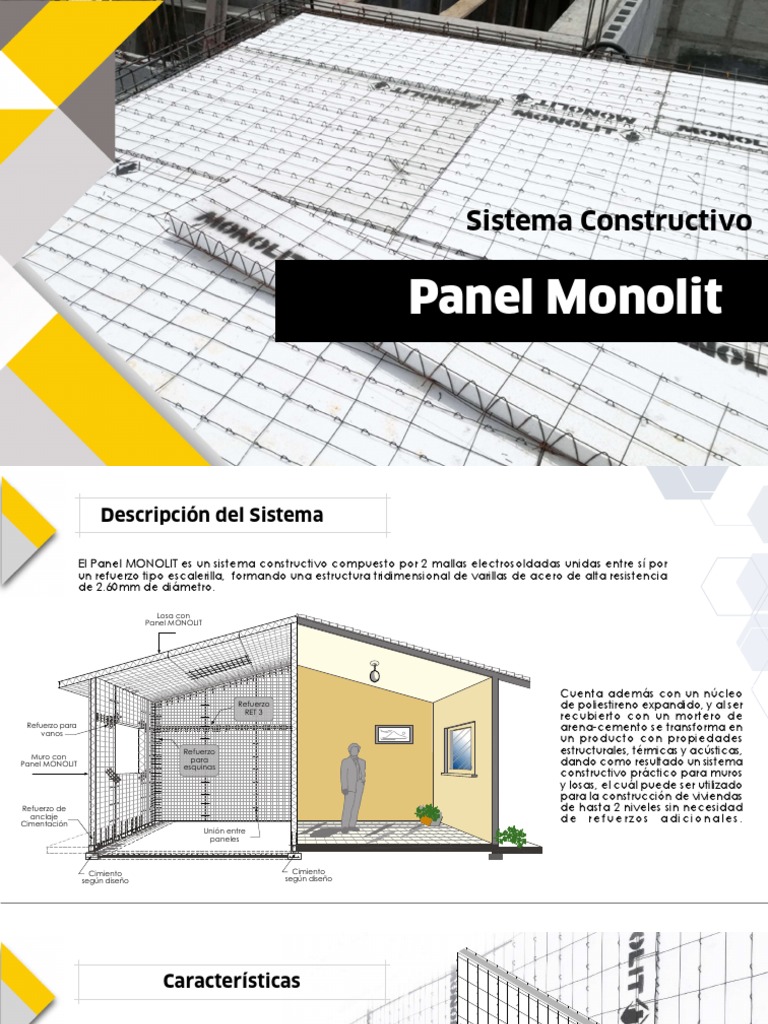 Sistema Panel Monolit | PDF | Fundación (Ingeniería) | Hormigón