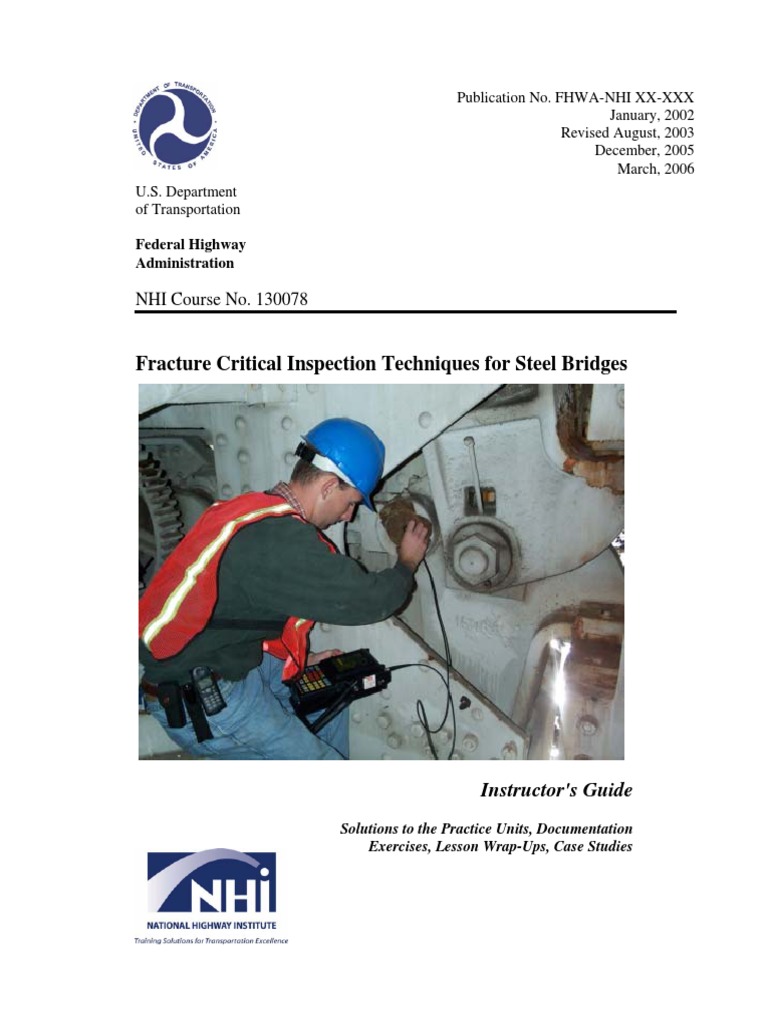 Fracture Critical Inspection for Bridges | PDF