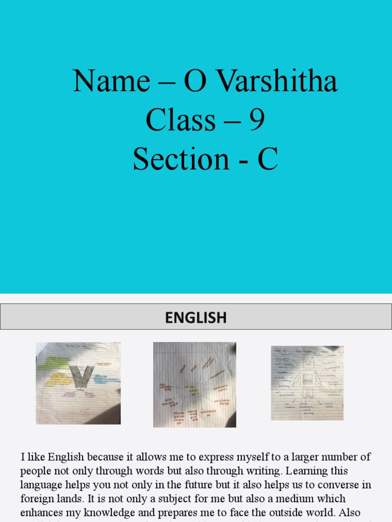 Name - O Varshitha Class - 9 Section - C | PDF | Physics | Mathematics