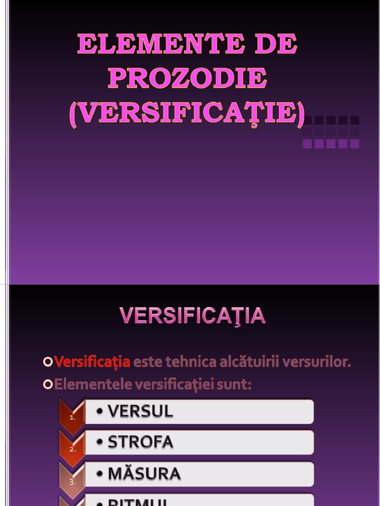 Elemente de Prozodie | PDF