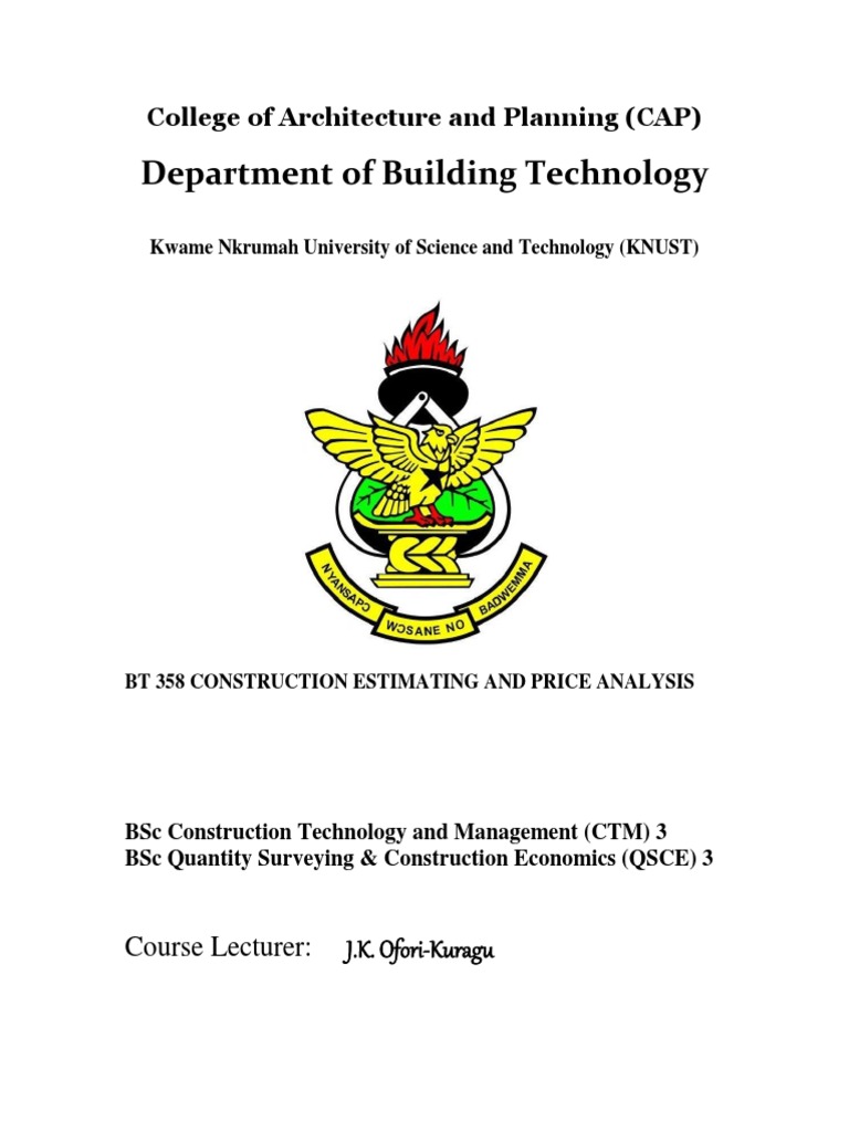 Construction Estimating and Tendering Guide | PDF | Procurement ...
