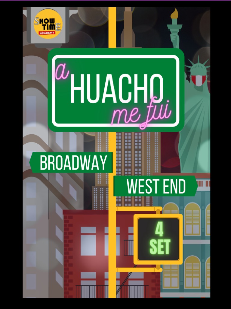 A Huacho Me Fui Brochure | PDF | Las artes escénicas