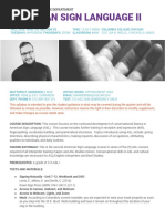 Printable American Sign Language Flashcards | PDF