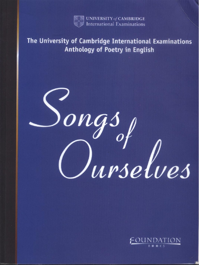 Songs of Ourselves | PDF | Poetry | British Poetry