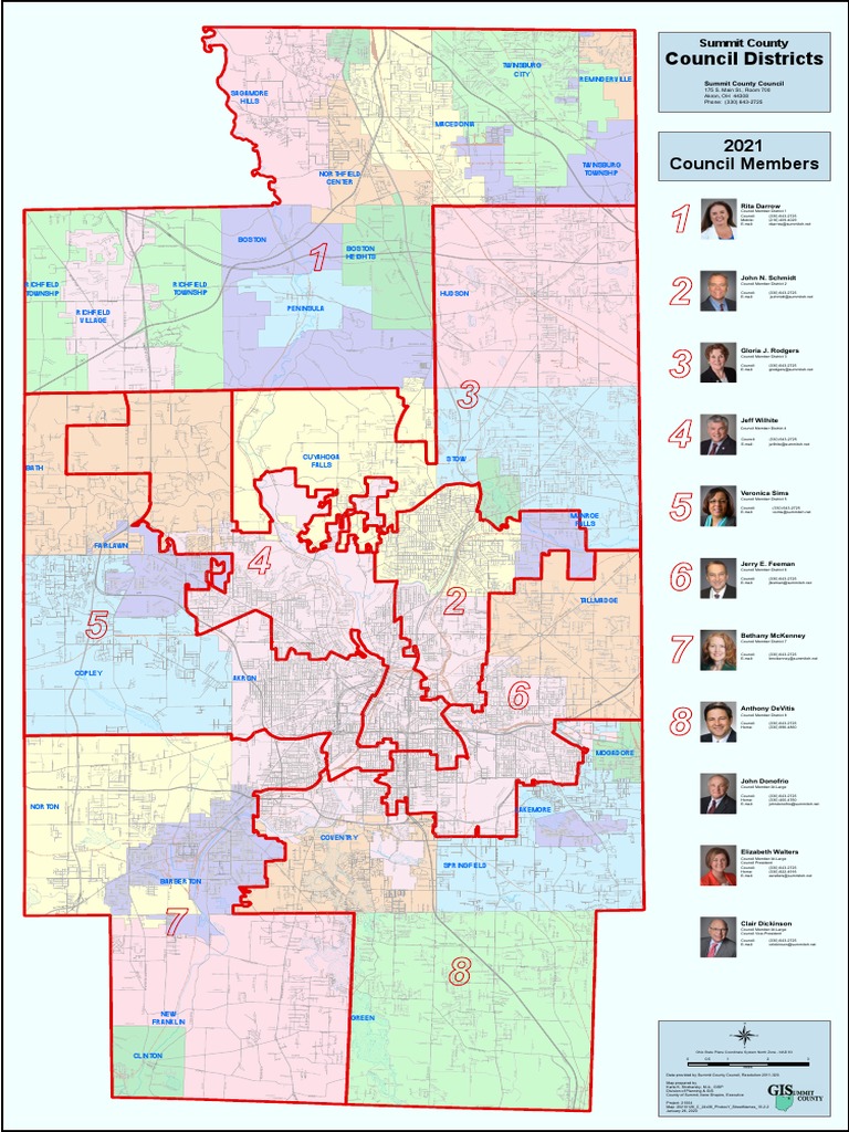 2021 Summit County Council Map | PDF