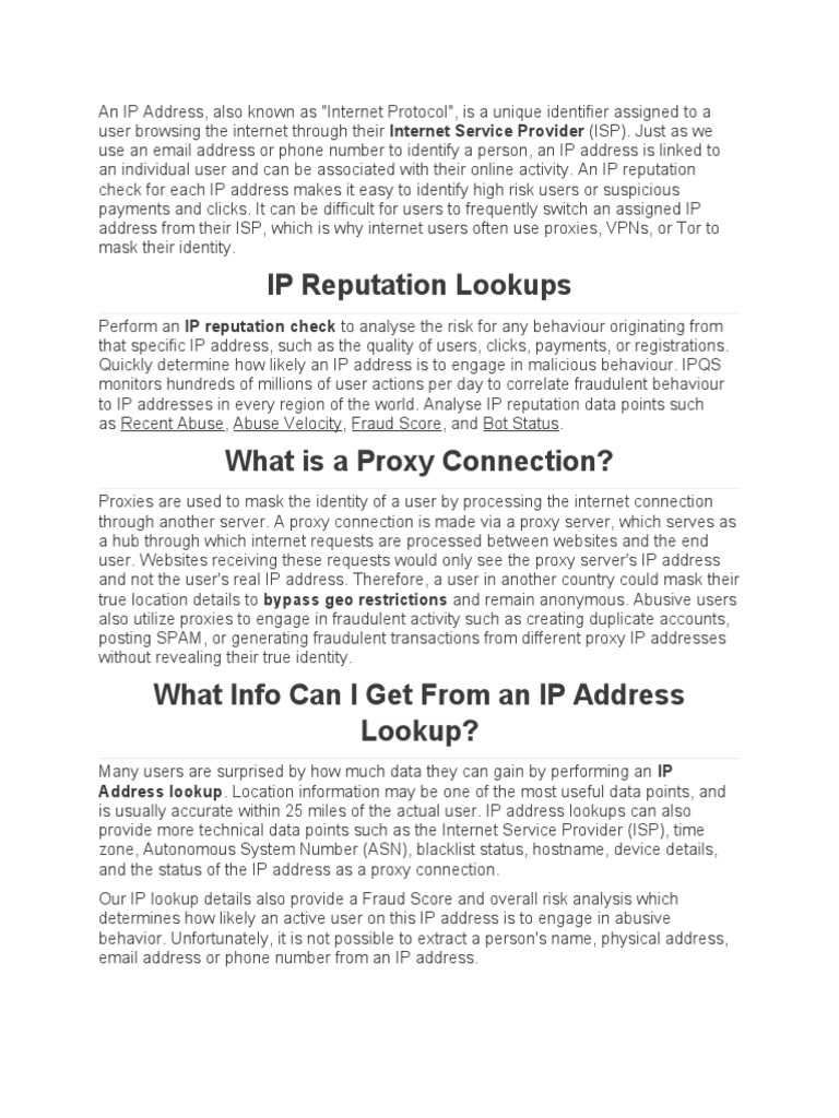 7 Best Ways To Lookup For IP Address | PDF | Proxy Server | Internet