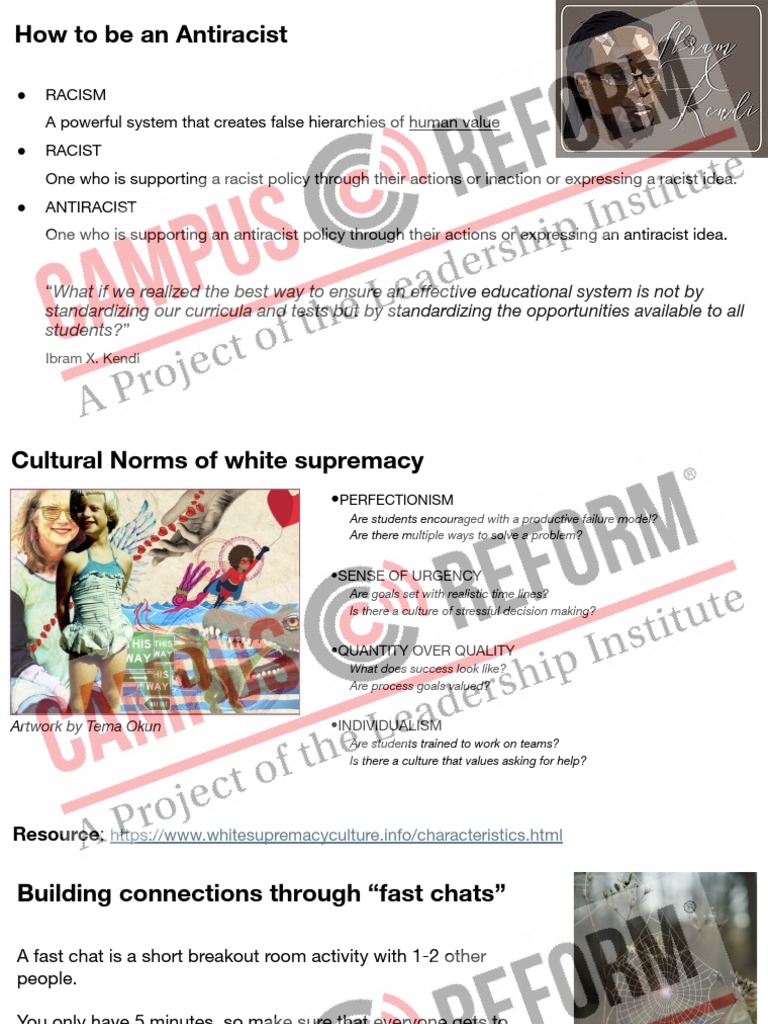 How To Be An Anti-Racist | PDF | Racism | Discrimination & Race Relations