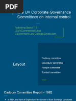 The Cadbury Report | PDF | Board Of Directors | Corporate Governance