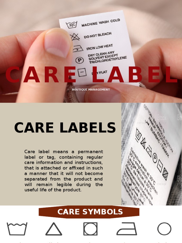 Care Label: Boutique Management | PDF | Home | Clothing