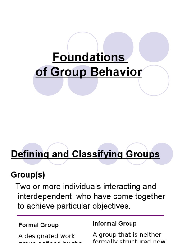 Group Behaviour | PDF | Group Cohesiveness | Group Processes