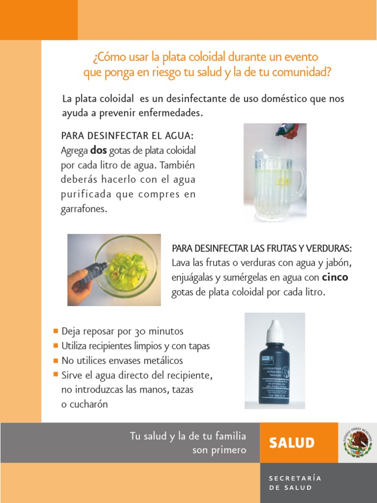 Como Usar Plata Coloidal | PDF