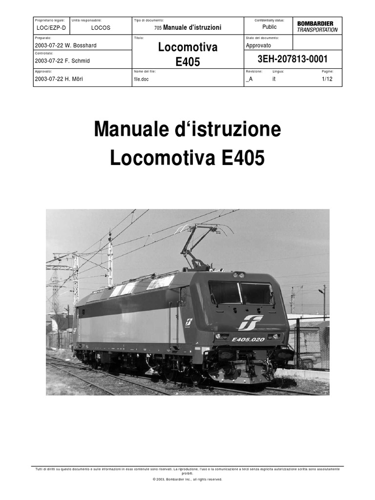 E405 Manuale | PDF