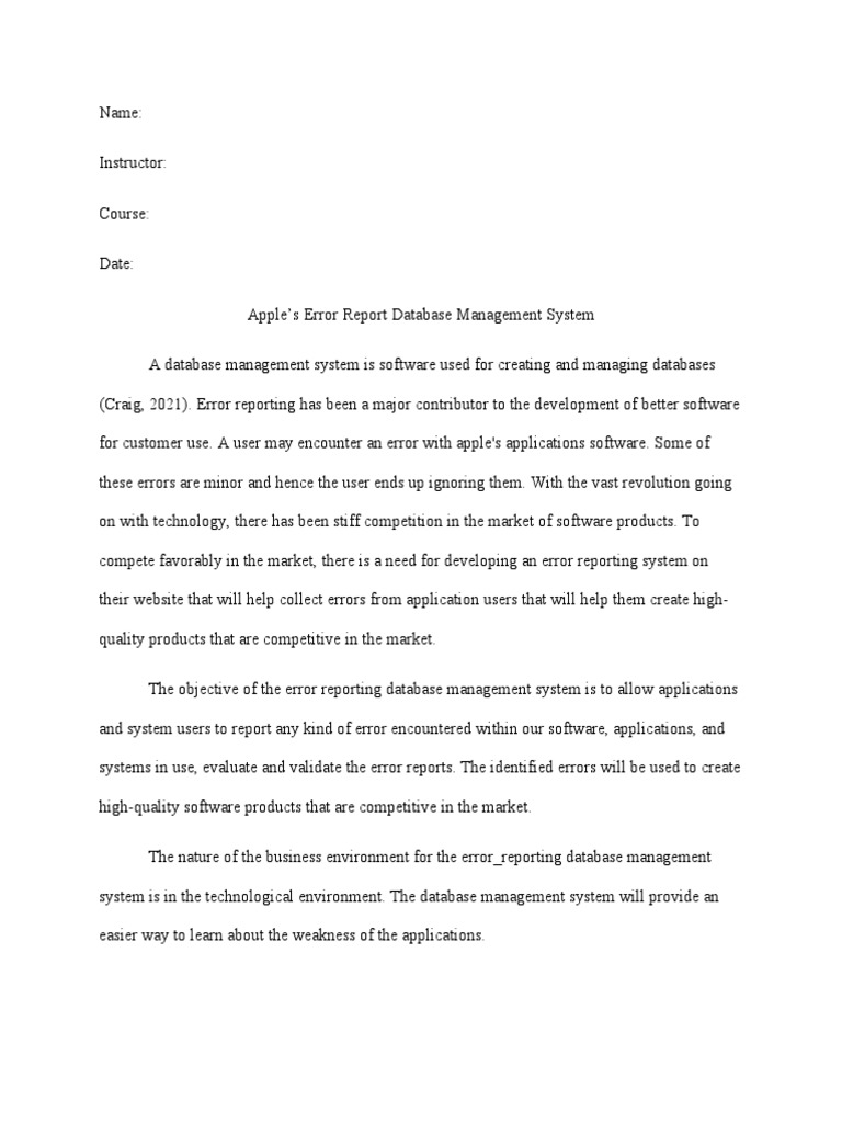 Apple Database Management System | PDF | Databases | User (Computing)