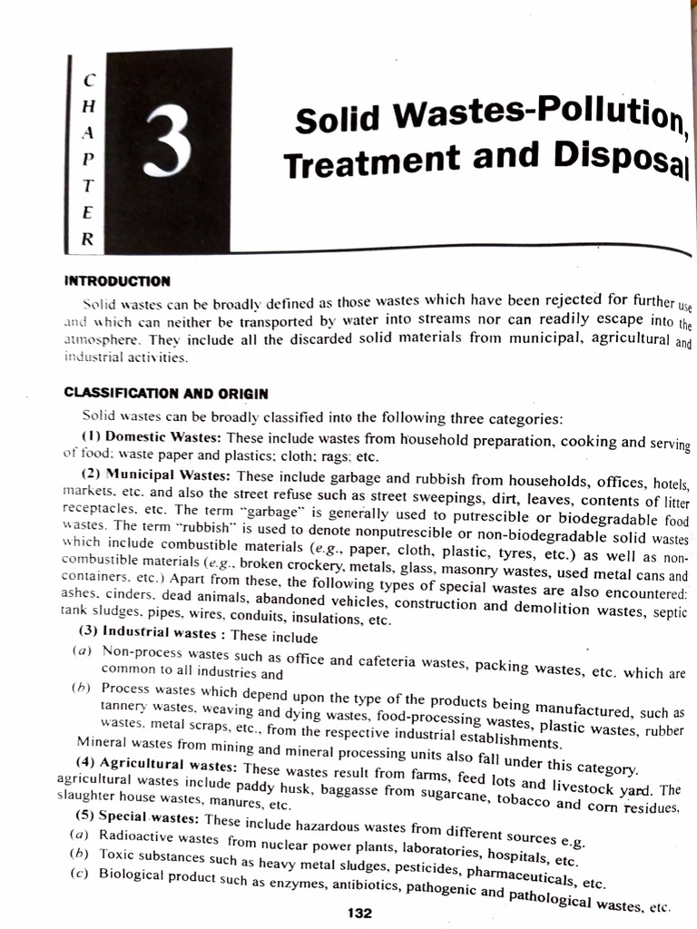 8 Book Content Solid Waste | PDF | Landfill | Waste Management