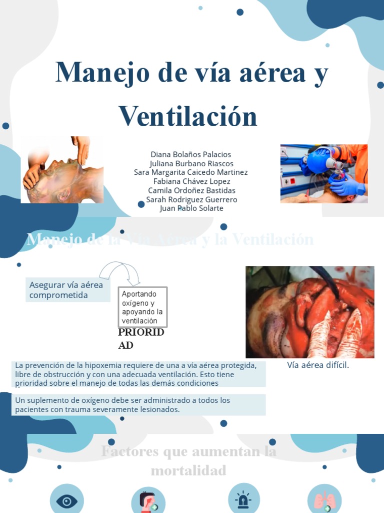 Manejo de via Aerea y Ventilación | PDF | Lesión | Medicina CLINICA