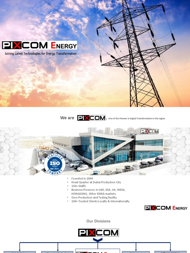 PIXCOM - Energy Profile | PDF | Scada | Telecommunication