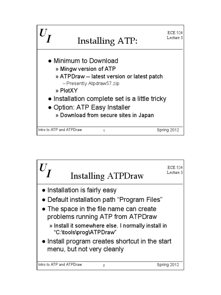 Installing Atp:: Mingw Version of Atp Atpdraw - Latest Version or ...