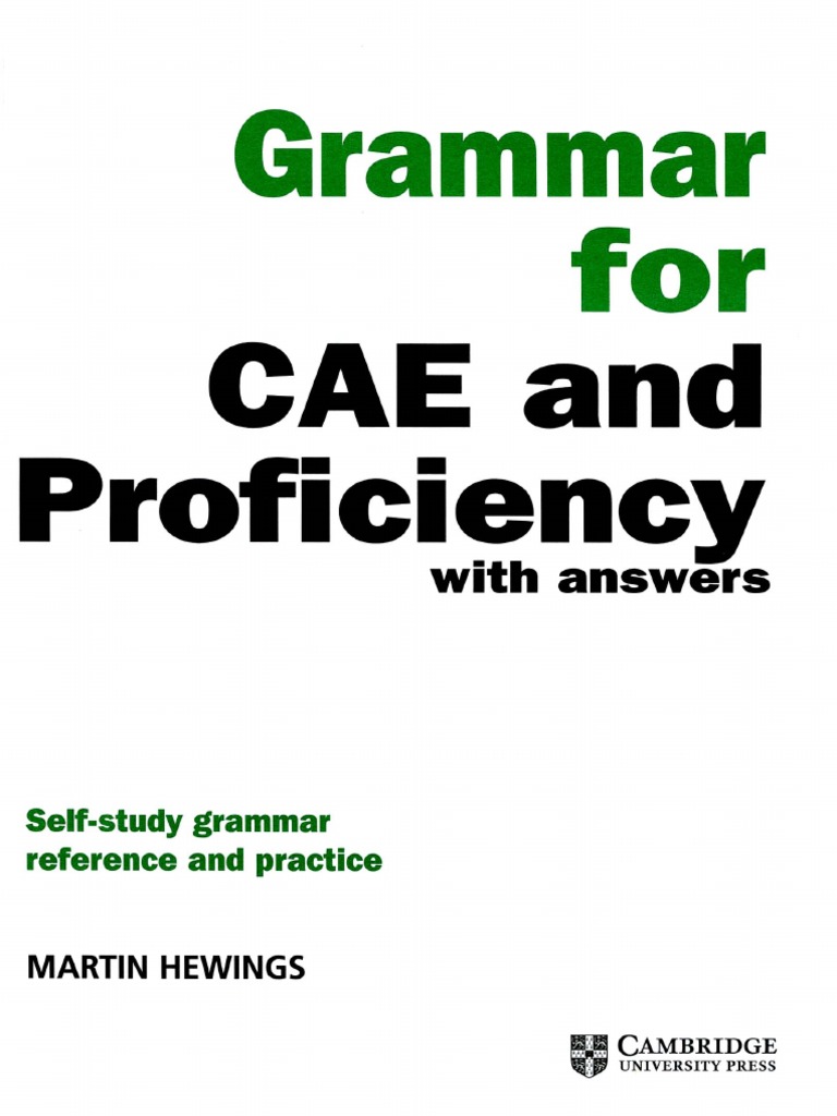 Grammar CAE Proficiency | PDF