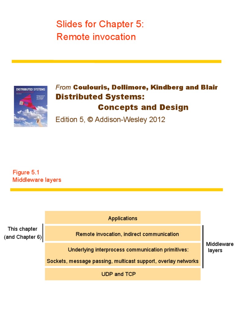 Chapter 5 Slides - Coulouris - SD | PDF | Hypertext Transfer Protocol | Port (Computer Networking)