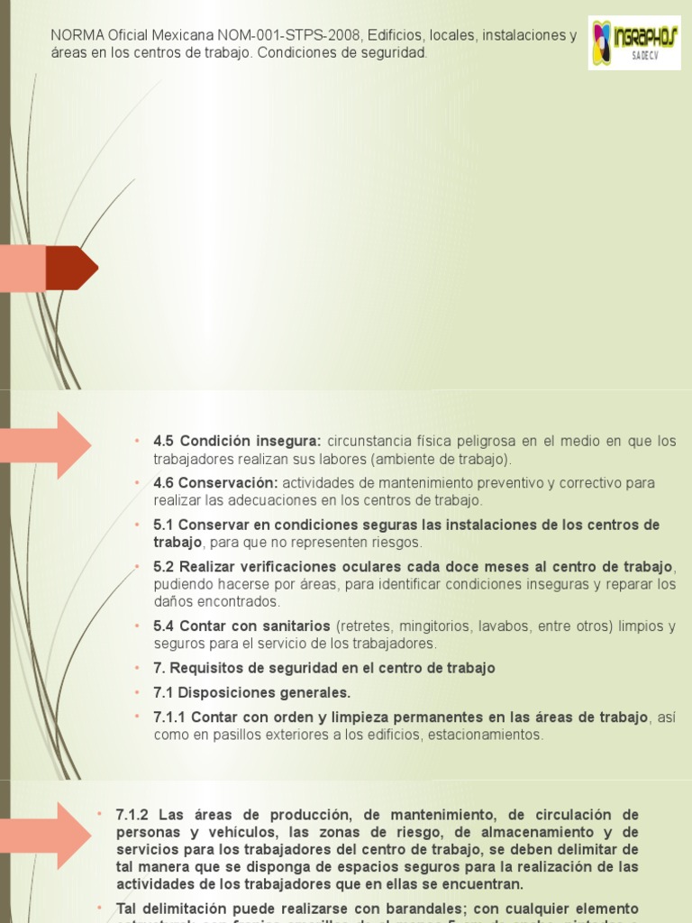Nom 01-Stps-2008 Edificios y Locales | PDF