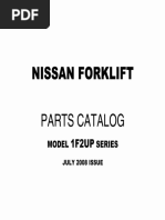 Nissan Forklift 1F1, 1F2 Series Operator's Manuals PDF | PDF | Business ...