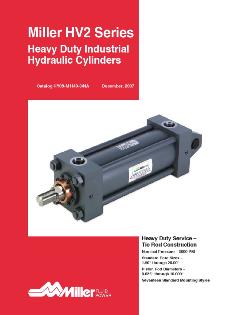 Miller HV2 Series: Heavy Duty Industrial Hydraulic Cylinders | PDF ...