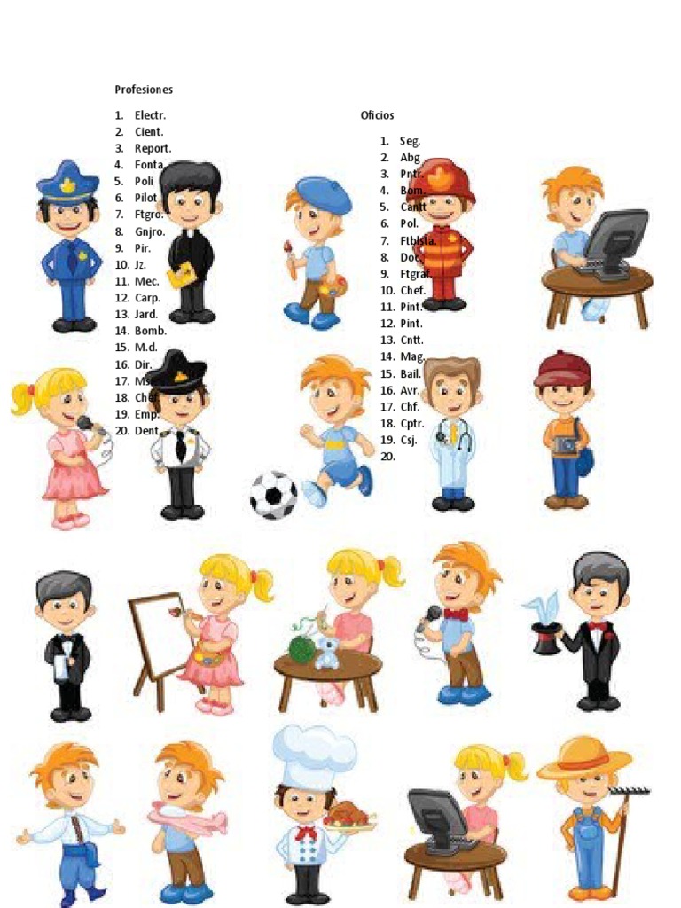 Profesiones y Oficios | PDF