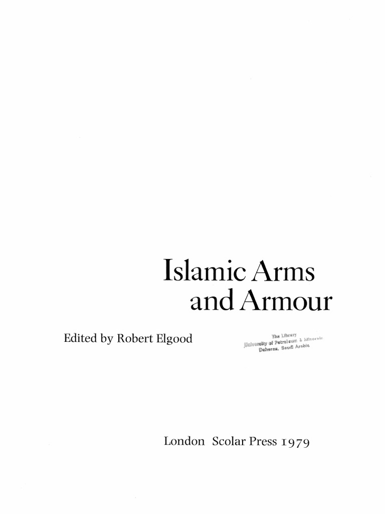 Islamic Arms and Armour | PDF
