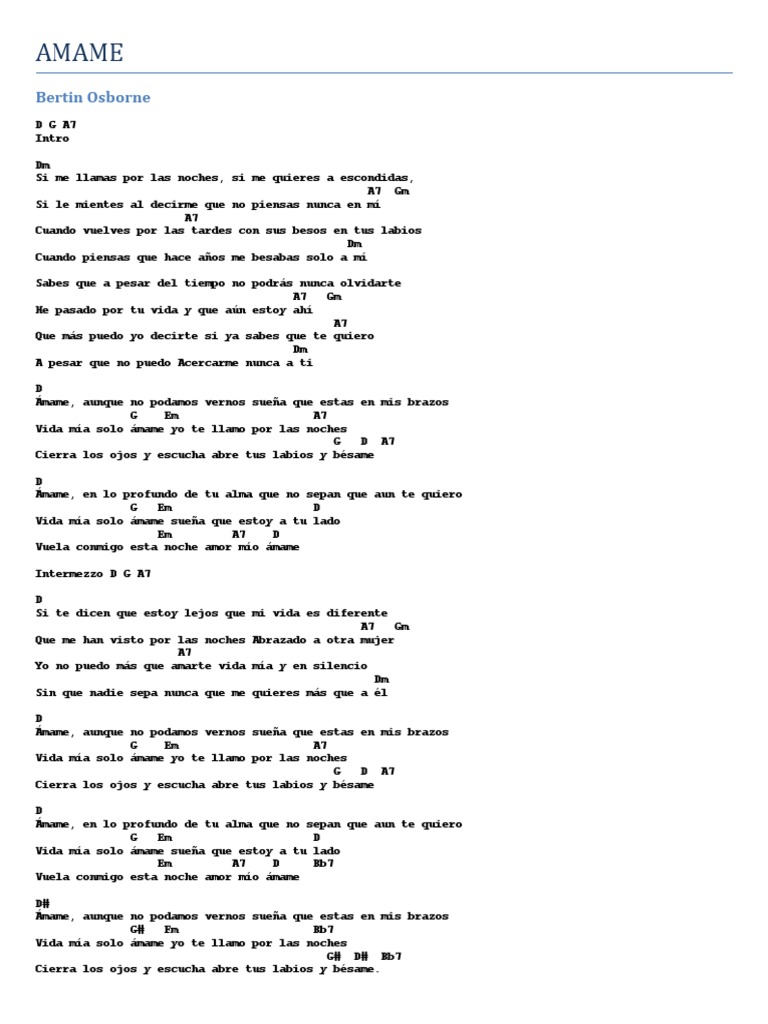 Amame | PDF