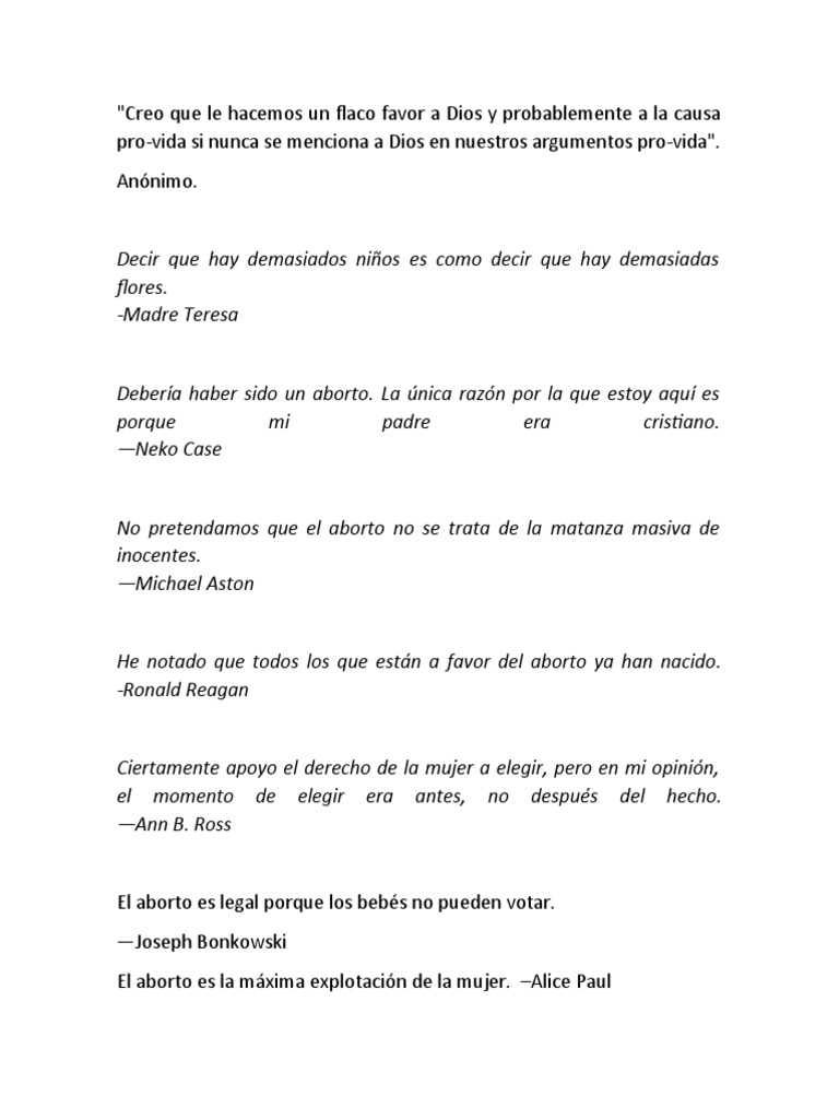 Frases Provida | PDF