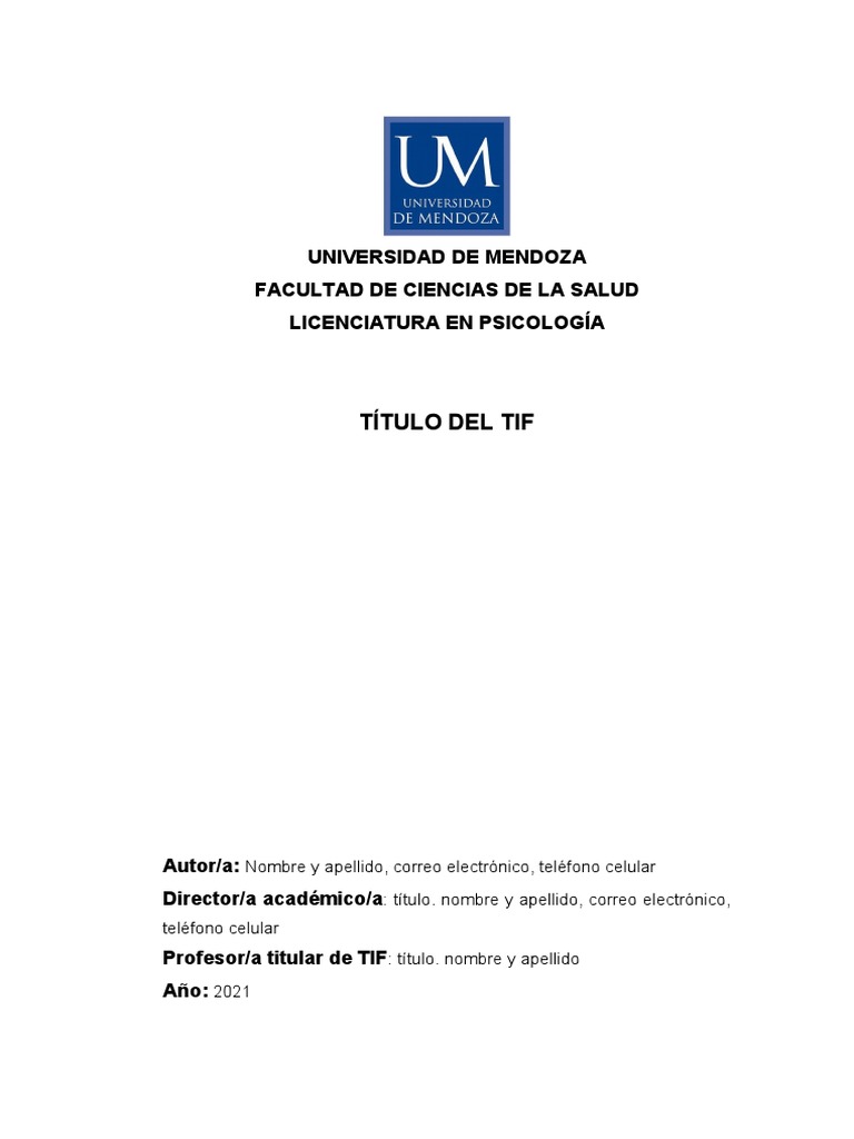Plantilla para Preproyecto | PDF