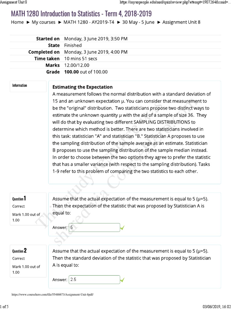 Assignment Unit 8 PDF | PDF