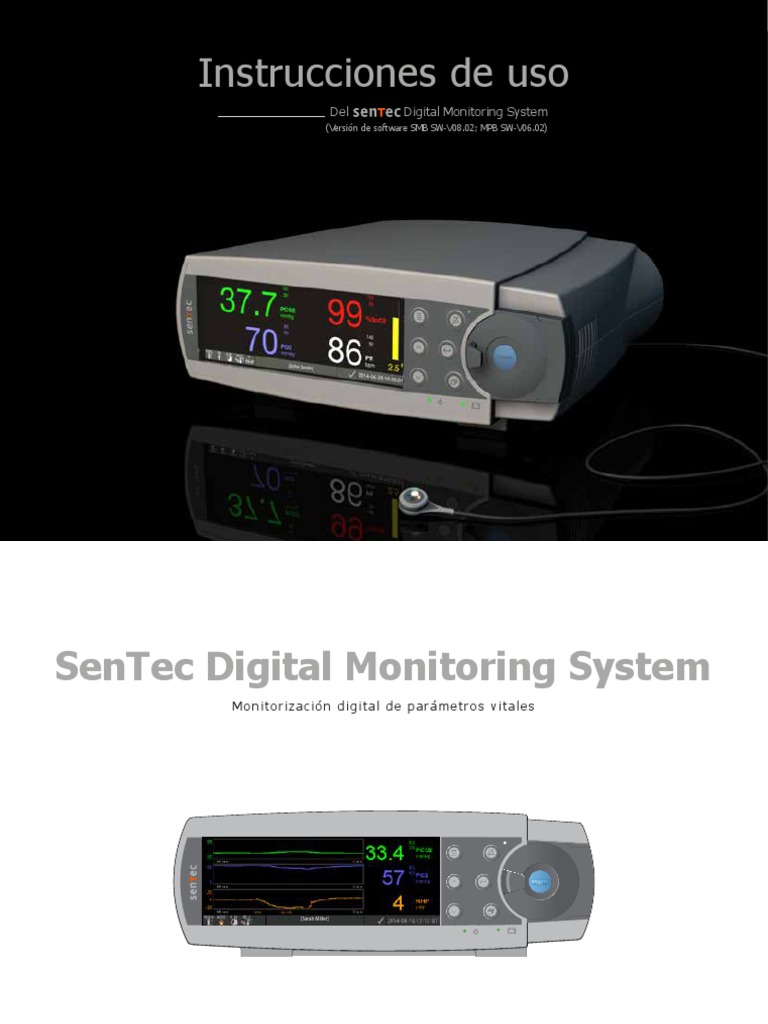 Sentec InstructionManual ES | PDF | Medicina CLINICA | Especialidades ...