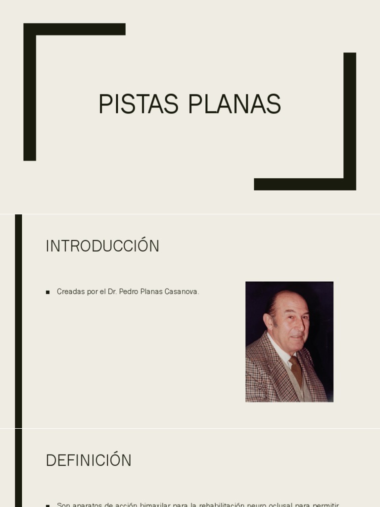 Pistas Planas | PDF | Diente | Anatomia dental