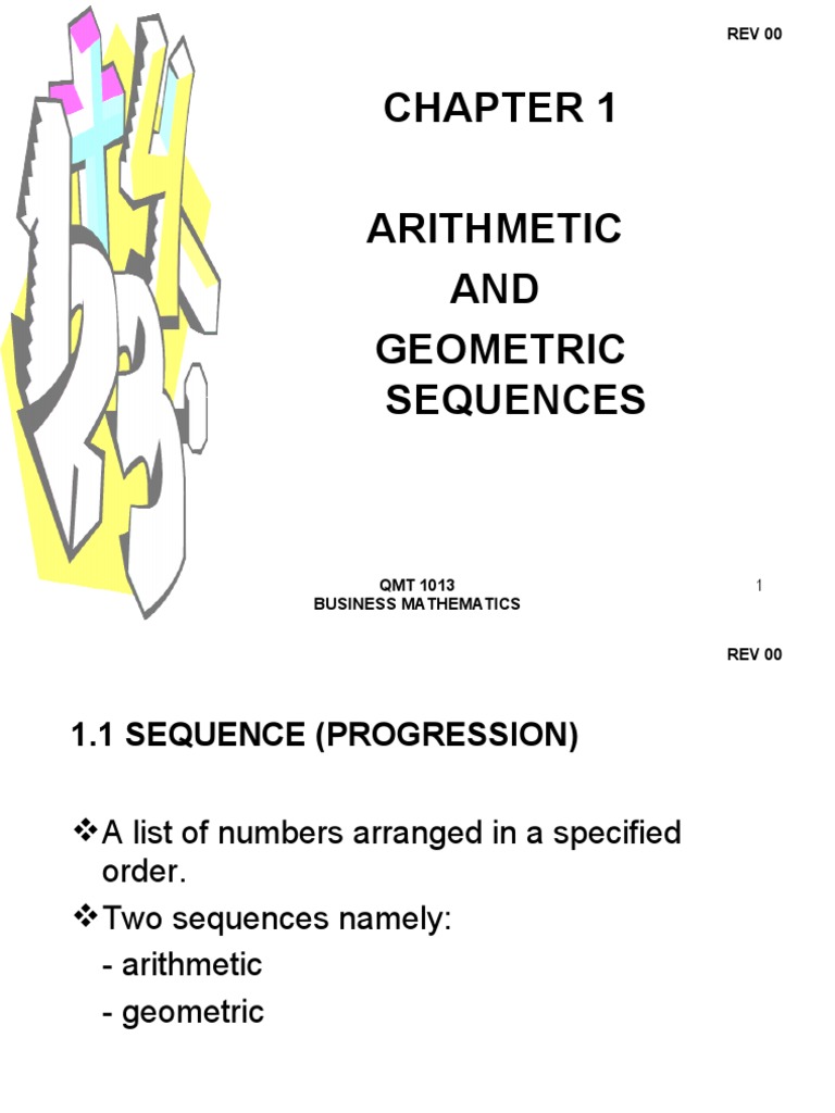 Chapter1 Sequence | Download Free PDF | Numbers | Mathematical Structures
