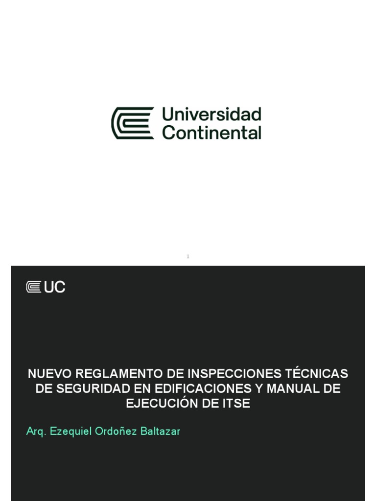 Continental Modulo II-Nuevo Reglamento ITSE y Manual de Ejecucion ITSE ...