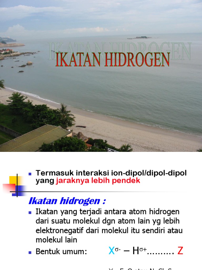 Pengertian dan Contoh Ikatan Hidrogen | PDF | Sains & Matematika