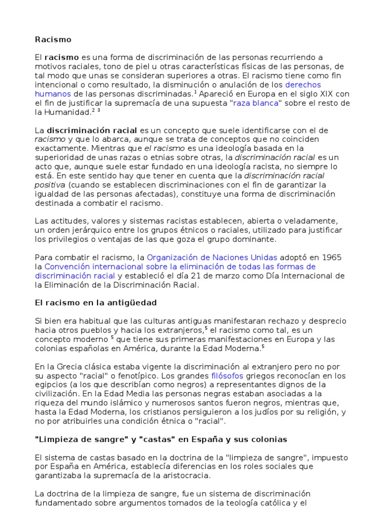 La historia del racismo: desde la Antigüedad hasta el racismo biológico ...