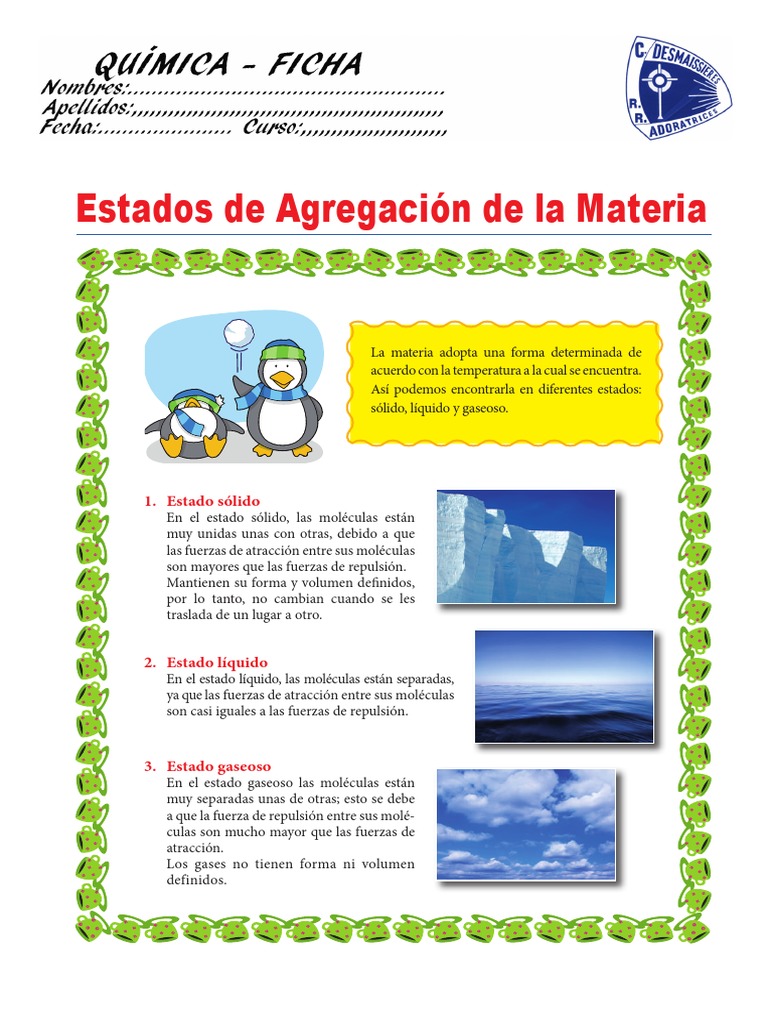Estados de la Materia y sus Características | PDF | Gases | Importar