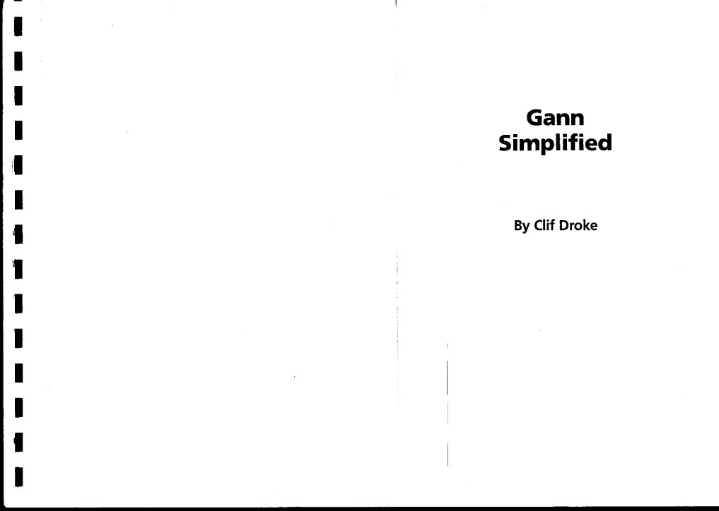 Gann Simplified by Clif Droke | PDF