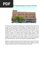 Unilever's Operations Management Strategies | PDF | Operations ...