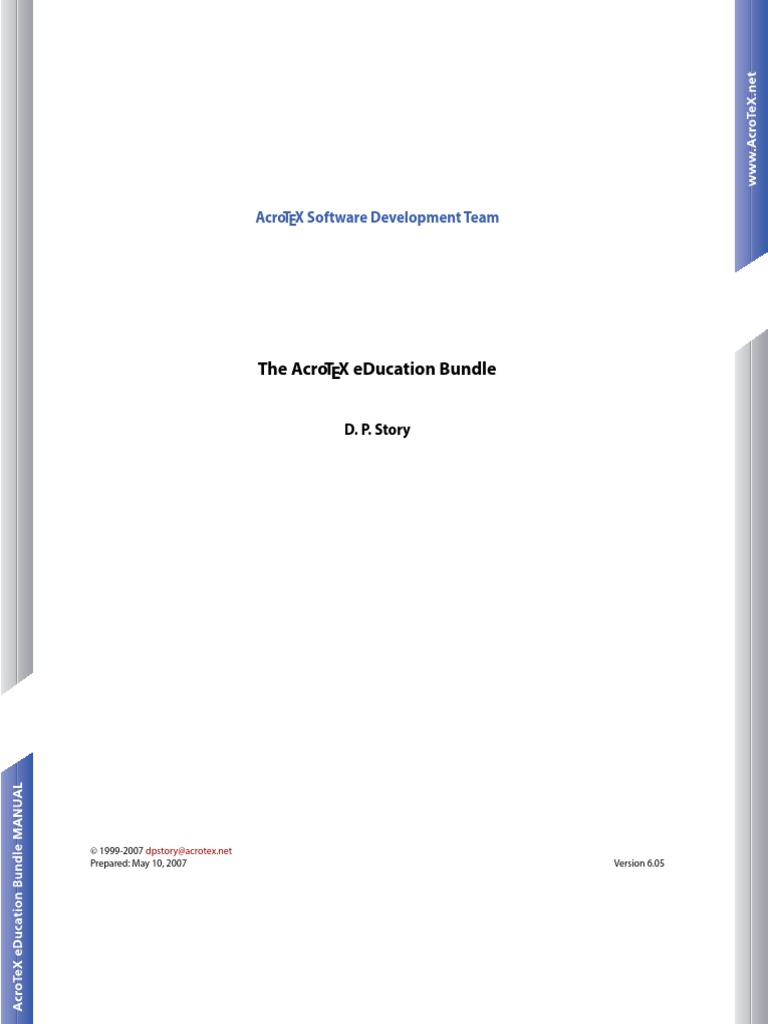 The Acrotex Education Bundle: Acrotex Software Development Team | PDF ...