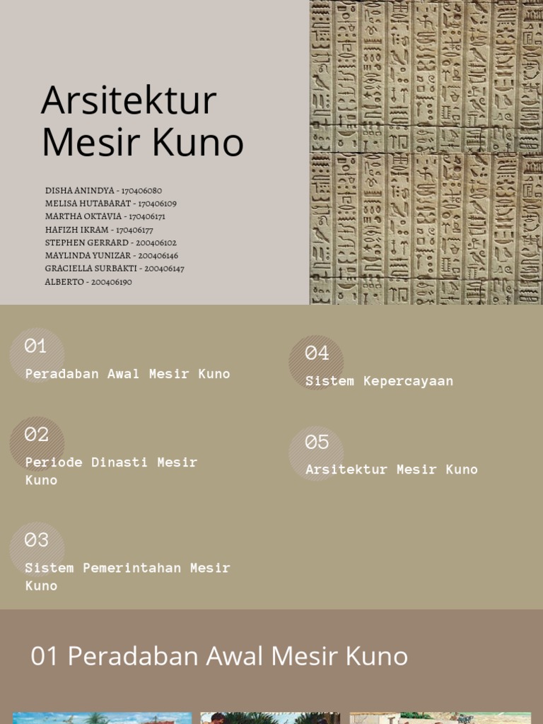 Arsitektur Mesir Kuno | PDF