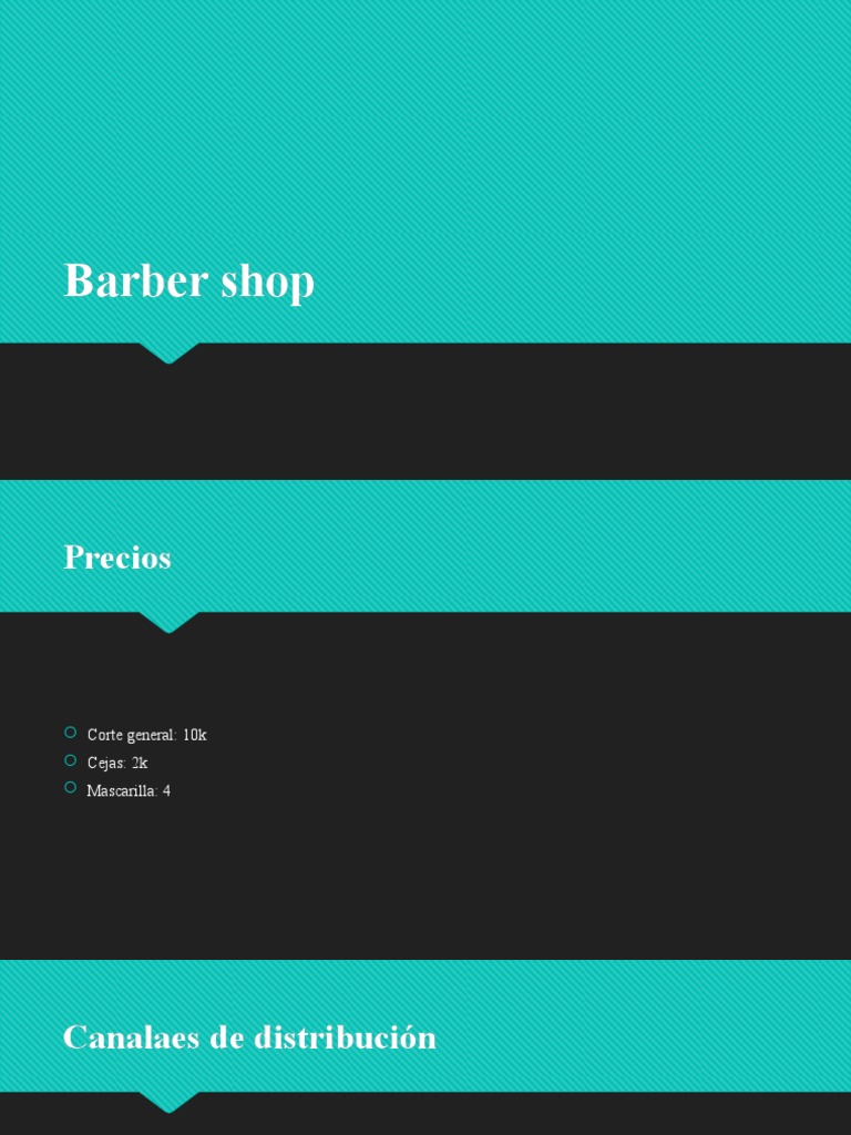 Barber Shop | PDF