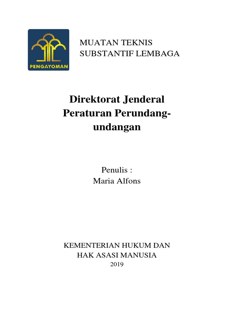 Modul MTSL - Ditjen PP | PDF